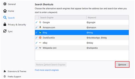 Add Or Remove A Search Engine In Firefox Firefox Help
