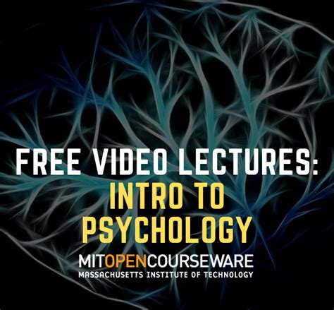Introduction To Psychology Brain And Cognitive Sciences Mit