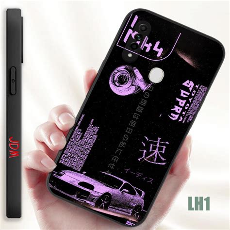 Casing For Tecno Spark Go 8c 20c 20 7 Pova 5 Pro Camon 20 Pro Jdm Racing Car Purple Drawing