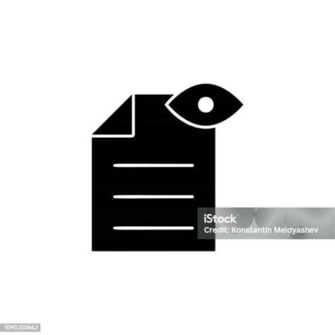 증명 읽기 텍스트 아이콘입니다 텍스트 편집기의 간단한 문양 벡터 Ui와 Ux 웹사이트 또는 모바일 응용 프로그램에 대 한