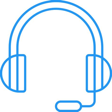 Headset Generic Simple Colors Icon