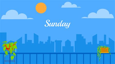 Free Sunday Background Template To Edit Online