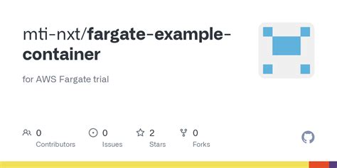 Github Mti Nxtfargate Example Container For Aws Fargate Trial