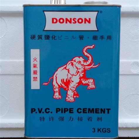 Donson Solvent Cement Gum Pvc Pipe Glue Pvc Gum 3kg 3l Shopee Malaysia