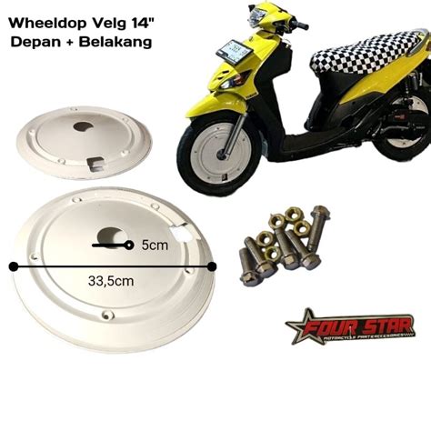 Jual Whelldop Wheeldop Ring 14 Tutup Velg Ring 14 Set Depan Belakang