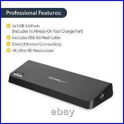 StarTech Com USB Docking Station Dual Monitor With HDMI K DisplayPort Usb Docking Station