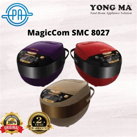 Jual Magic Com Yong Ma Smc 8027 Yong Ma Smc8027 Digital Rice Cooker 2liter Shopee Indonesia
