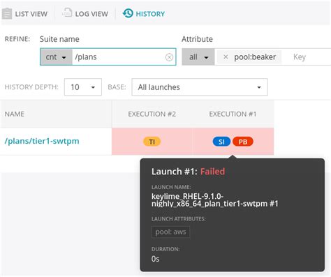 Filter For History Table Doesnt Work Correctly · Issue 1833