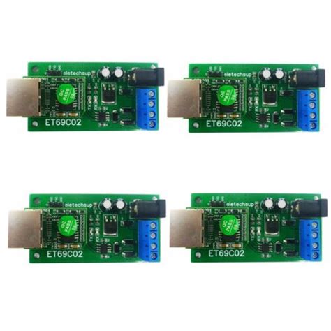 Eletechsup 4x Rs485 Modbus Rtu Tcp To Ethernet Network Udp Tcp India Ubuy