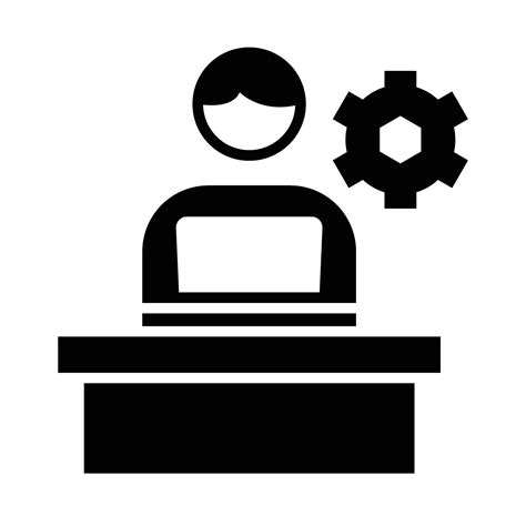 Administration Vector Glyph Icon For Personal And Commercial Use