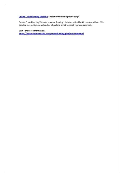 PPT Create Crowdfunding Website Best Crowdfunding Clone Script PowerPoint Presentation ID