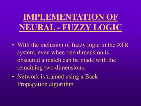 Ppt Neural Fuzzy Logic For Automatic Object Recognition Powerpoint Presentation Id6792177