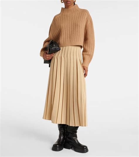 Hodeida Wool And Cashmere Sweater In Beige Max Mara Mytheresa Max