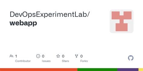 Github Devopsexperimentlab Webapp