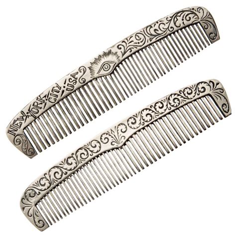 Odd Fellows Comb With Leather Case Comb With Leather Case Large Bracelet Vintage Comb Mens