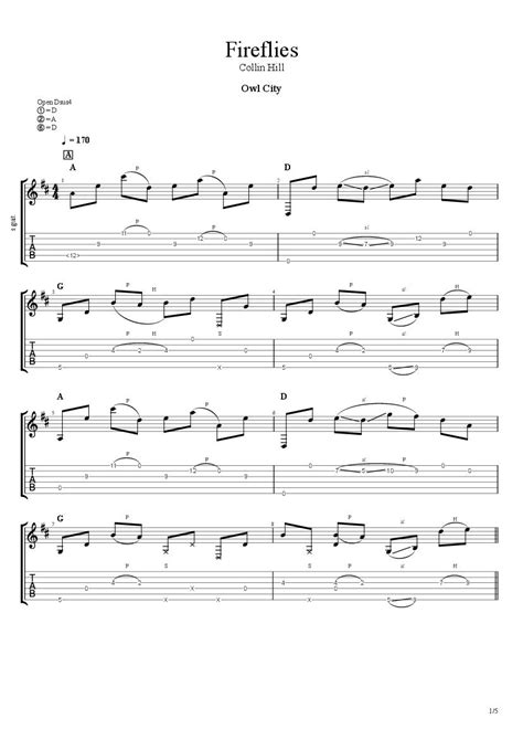 Owl City Fireflies Guitar Chords