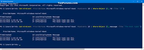 Check If Last Boot From Hybrid Full Or Hibernate In Windows And Tutorials