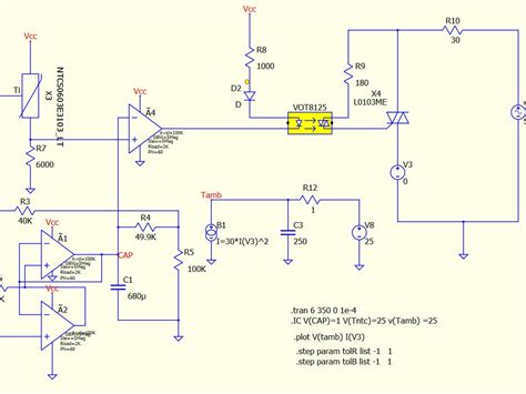 Qspice Simulation Of Pwm Temperature Control With Ntc