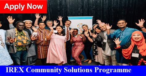Irex Community Solutions Programme 2023 2024 Usa Jobs Internships Scholarships