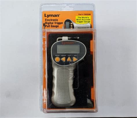 Lyman Digital Trigger Pull Gauge Halls Oreillys Firearms Online