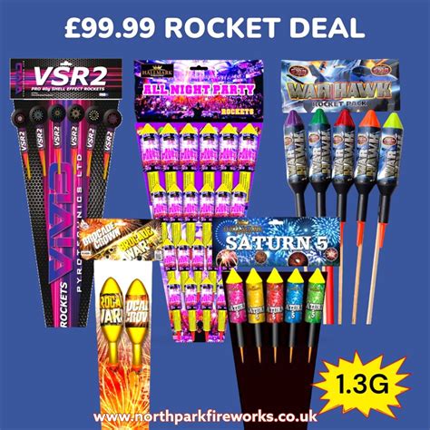 Rocket Pack 40pcs North Park Fireworks Liverpool