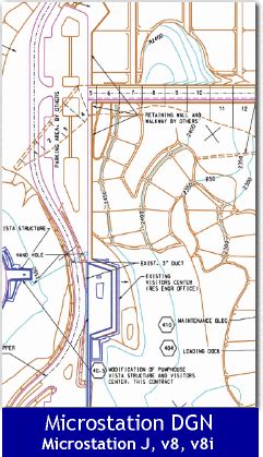 Bentley MicroStation CAD Conversion Redrafting Services Q CAD