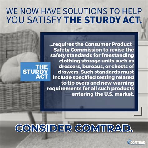 With The Sturdy Act Comes More Stringent Guidelines We Have Solutions
