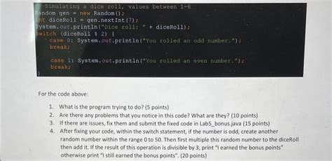 Solved Simulating A Dice Ro11 Values Between 1−6 Random Gen