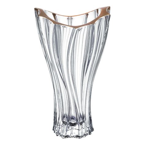 Купить Ваза для цветов 32 см 1 шт Plantica Gold Аурум Кристал Богемия в Краснодаре
