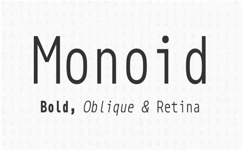 Monoid Font Free Download Fonts Monster
