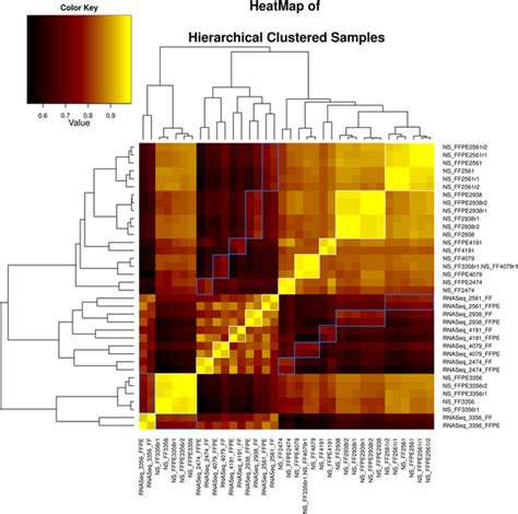 Rna Seq Of Ffpe Diagnostic Tumor Samples Strongly Correlated With