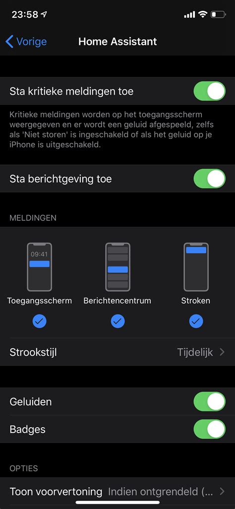 Ha Not Available In Ios Notifications Section Home Assistant Companion For Apple Home