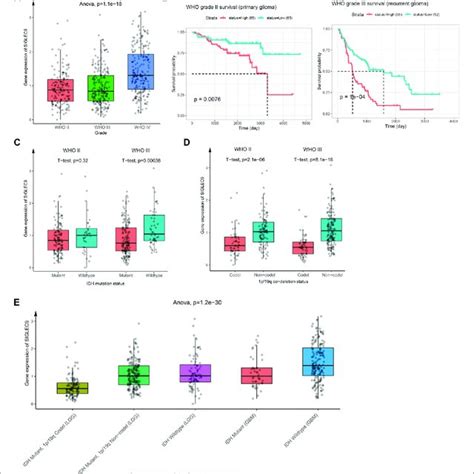 The Relationship Between Siglec 9 Mrna Expression And Clinical