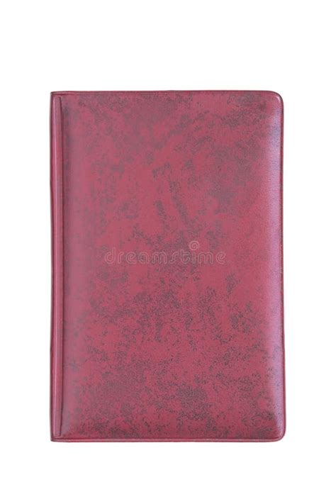 Red Notepad Isolated Stock Image Image Of Cover Stationery