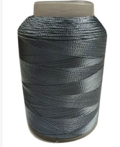 Spun Dyed Grey Polyester Thread For Textile Industry At Rs 23piece In