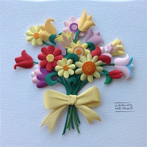 Бумажное искусство, Бумажная скульптура, Поделки из креп-бумаги