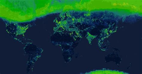 Maps Mania Mapping Changes In Global Light Pollution