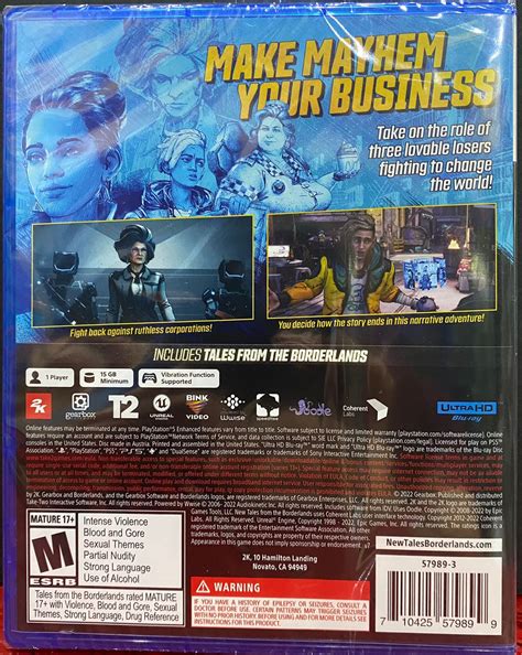 PS5 New Tales from the Borderlands – GameStation