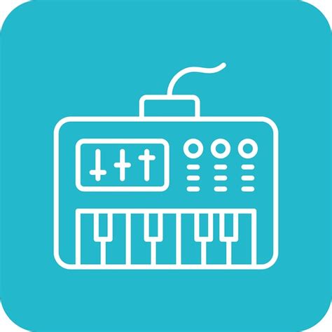 Premium Vector Synthesizer Icon