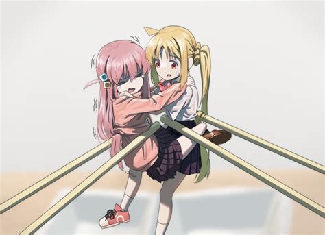 Gotoh Hitori And Ijichi Nijika Bocchi The Rock Drawn By Myvia Mokols Danbooru