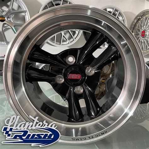 Juego De Rines 13x8 4 100 Tipo Bbs Cama Ancha Rush