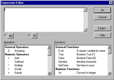 使用表达式编辑器