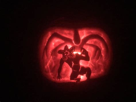 My Stranger Things Themed Pumpkin Scrolller