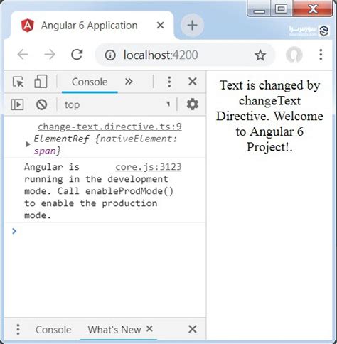 دستورالعمل ها Directives در انگولار 6 آموزش Angular 6 سورس سرا