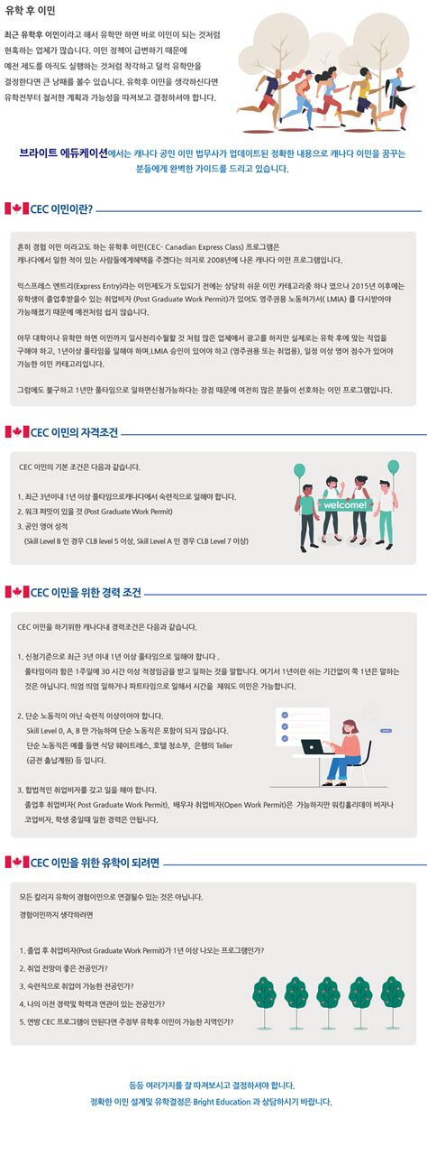유학후이민 브라이트에듀케이션 유학이민