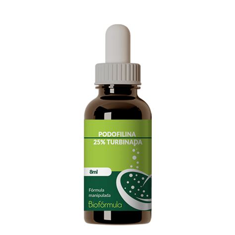 Podofilina 25 Turbinada 8ml Fórmula Premium Bioformula