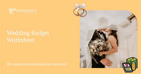 Easy Wedding Budget Worksheet