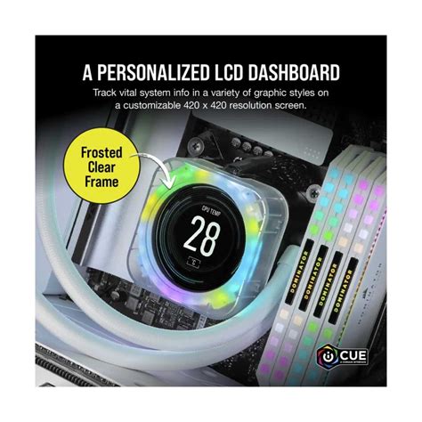 Corsair Icue Elite Cpu Cooler Lcd Display Upgrade Kit For Elite