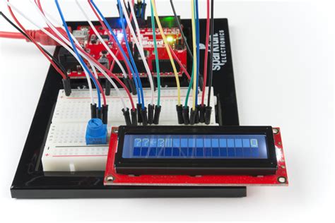 Basic Character Lcd Hookup Guide Sparkfun Learn