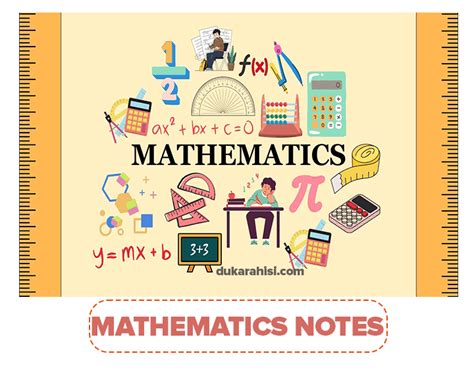 Mathematics Full Notes For Form Four All Topics
